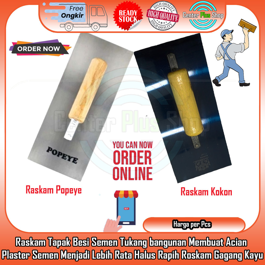 Iron Base Raskam Cement Carpenter Plaster Cemen Flat Smooth Neat ...
