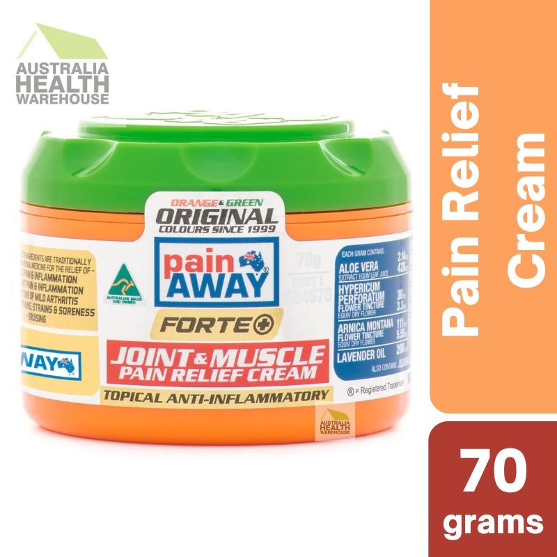 Pain Away Forte + Joint & Muscle Pain Relief Cream 70g April 2026 ...