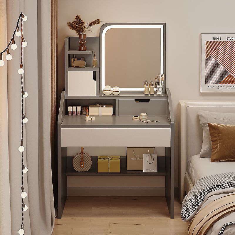 Dressing Table Simple Small Makeup Table Set Storage Cabinet Integrated ...