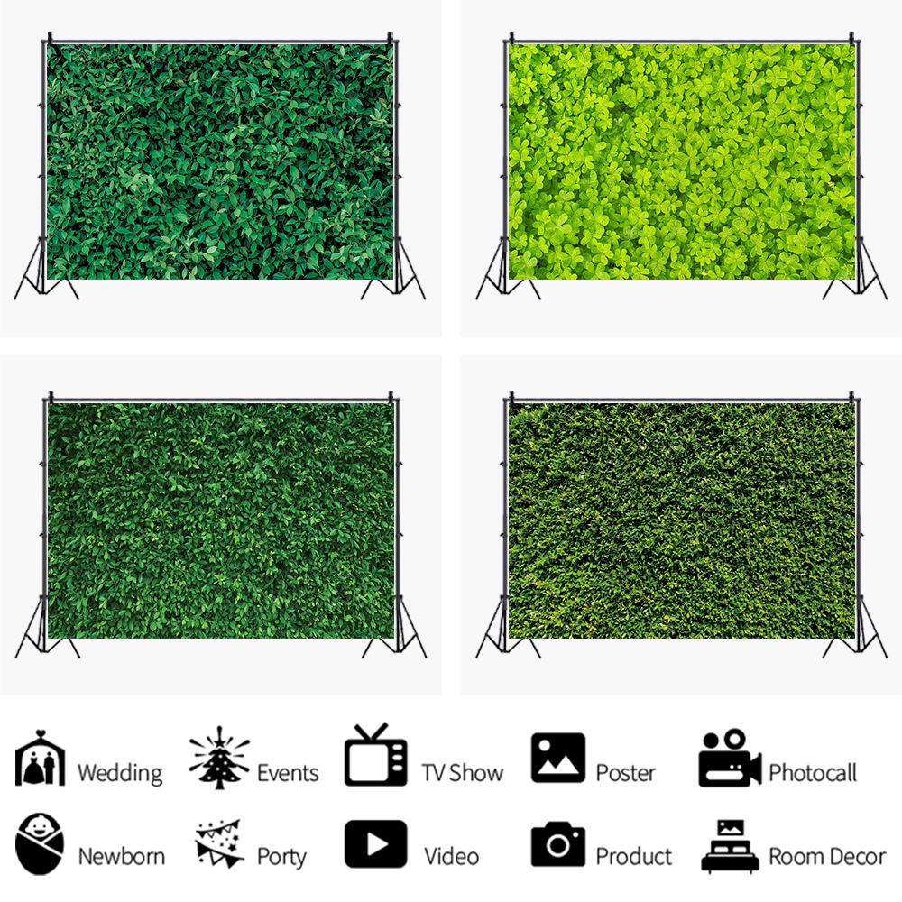 Jungle Party Photography Background Grass Foliage Green Screen Wedding ...