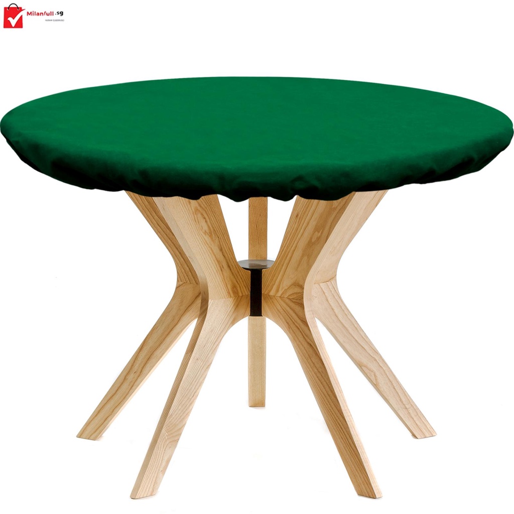 Felt Card Table Game Cover Round Tablecloth Poker Table Cover Fit 36-48 ...