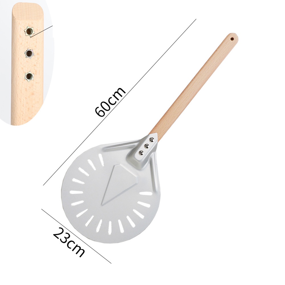 7"/8"/9"/10" Turning Pizza Peel Round Aluminum Metal Non-slip ...