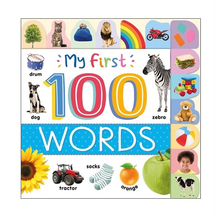 My First 100 Words Educational Board Book For Toddlers & Preschool Kids ...