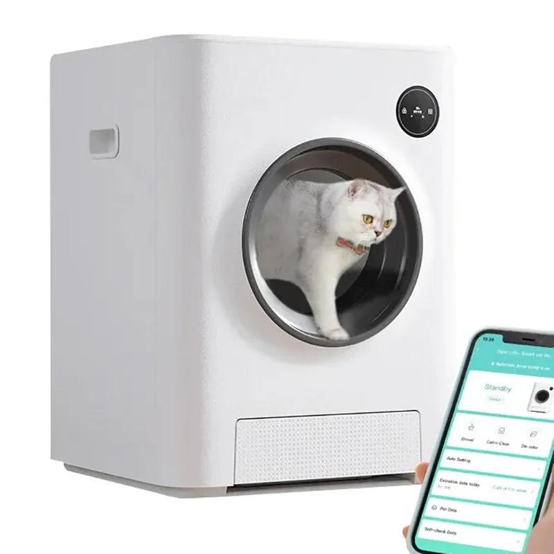 Smart Cat Litter Box Self Cleaning Fully Closed Automatic Cat Sandbox ...