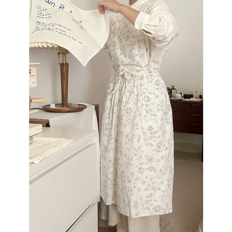 HERA Floral Kitchen Apron Flower Shop Apron Restaurant Apron Coffee ...