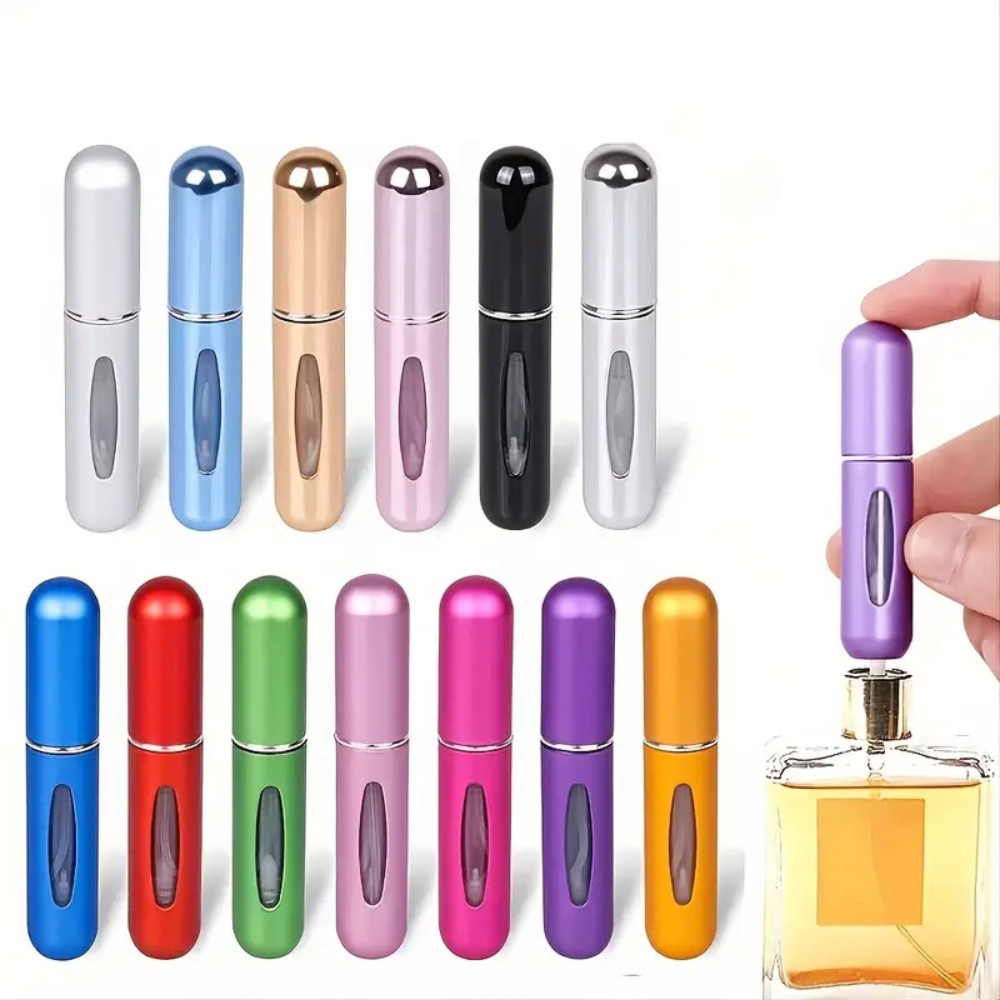 【5ML】Portable Mini Refillable Perfume Bottle With Spray Scent Pump ...