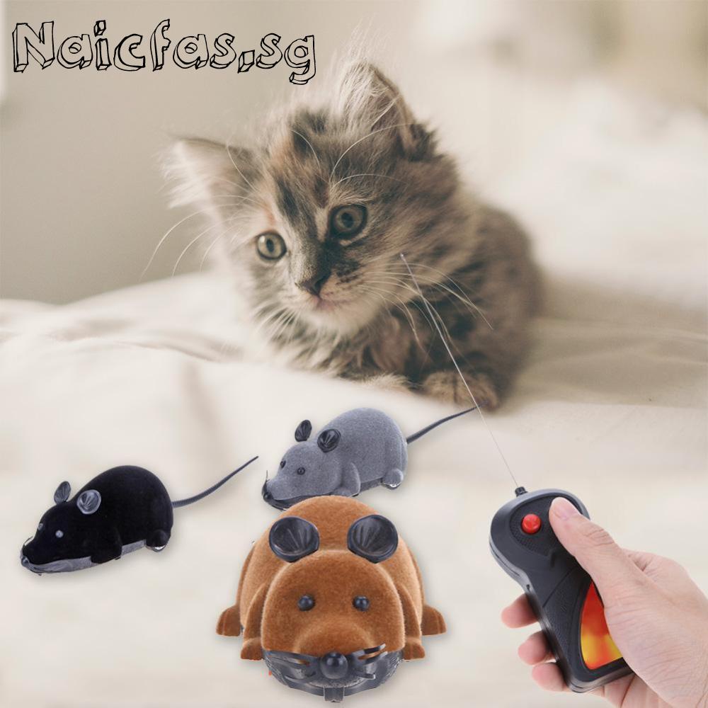RC Flocking Plastic Rat Mice Toy Remote Control Mouse | Shopee Singapore