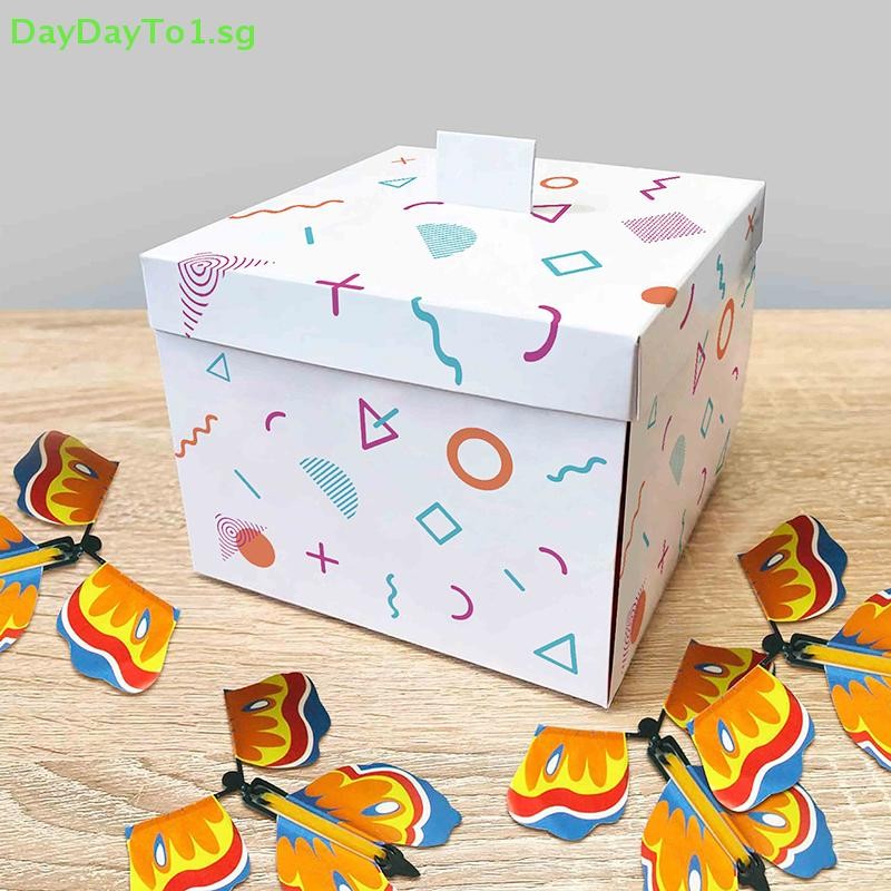 DAYDAYTO Surprise Flying Butterfly New Explosive Gift Box Box Birthday ...
