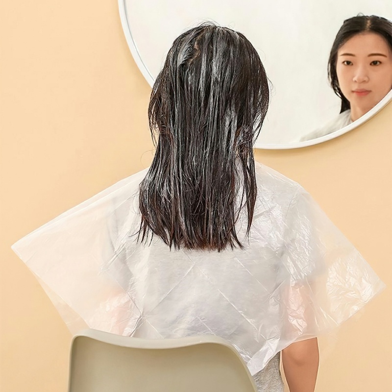Thick Plastic Hair Color Cape, Disposable Hair Dye-MERCA | Shopee Singapore