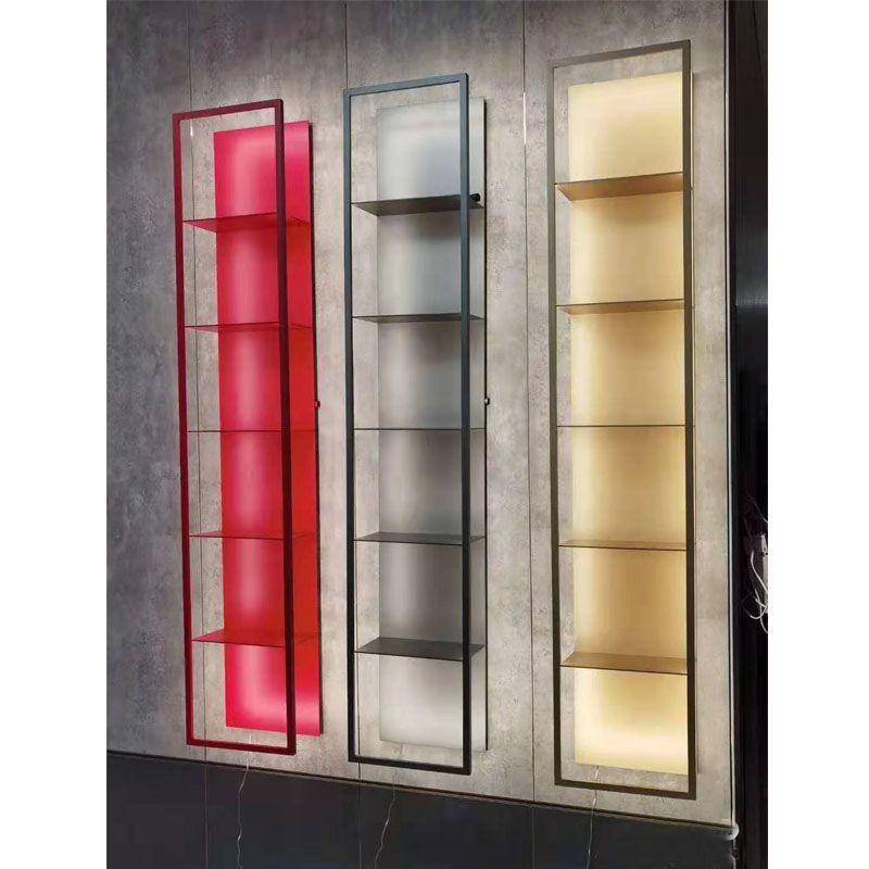 Luminous shelving, living room, multi-layer bookshelf, live broadcast ...