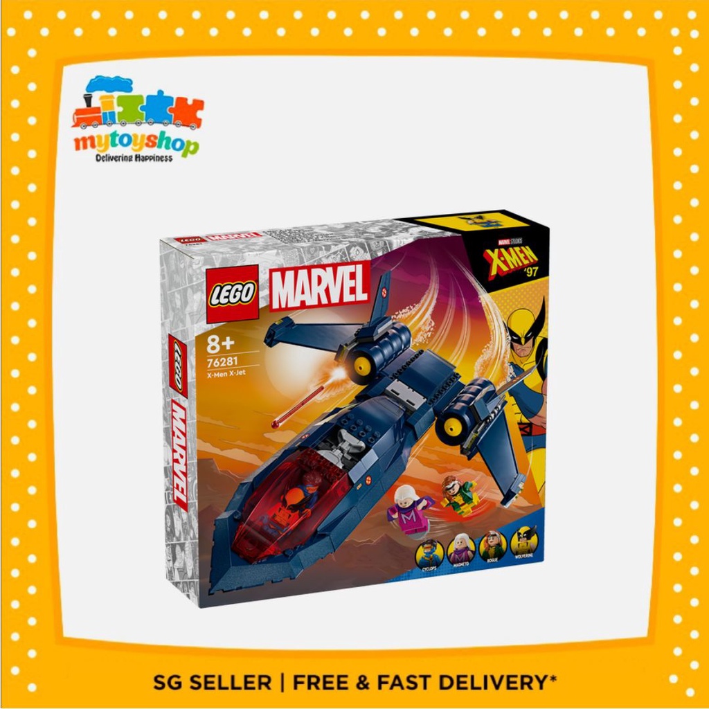 LEGO 76281 Marvel X-Men X-Jet | Shopee Singapore
