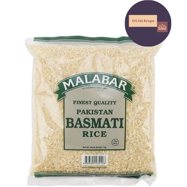 Malabar Pakistan Basmati Rice 1kg | Shopee Singapore