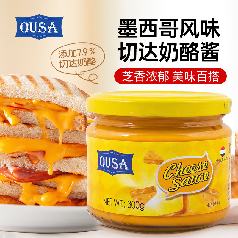 Cheese Sauce Imported from Netherlands OOSA Mexican Style Cheddar ...