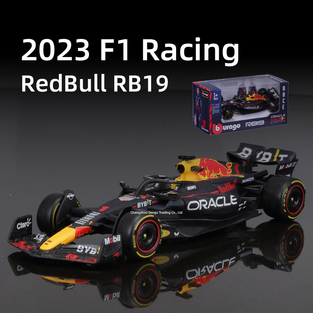 Bburago 1:43 2023 RB19 #1 #11 Red Bull F1 Racing Formula Car Static ...