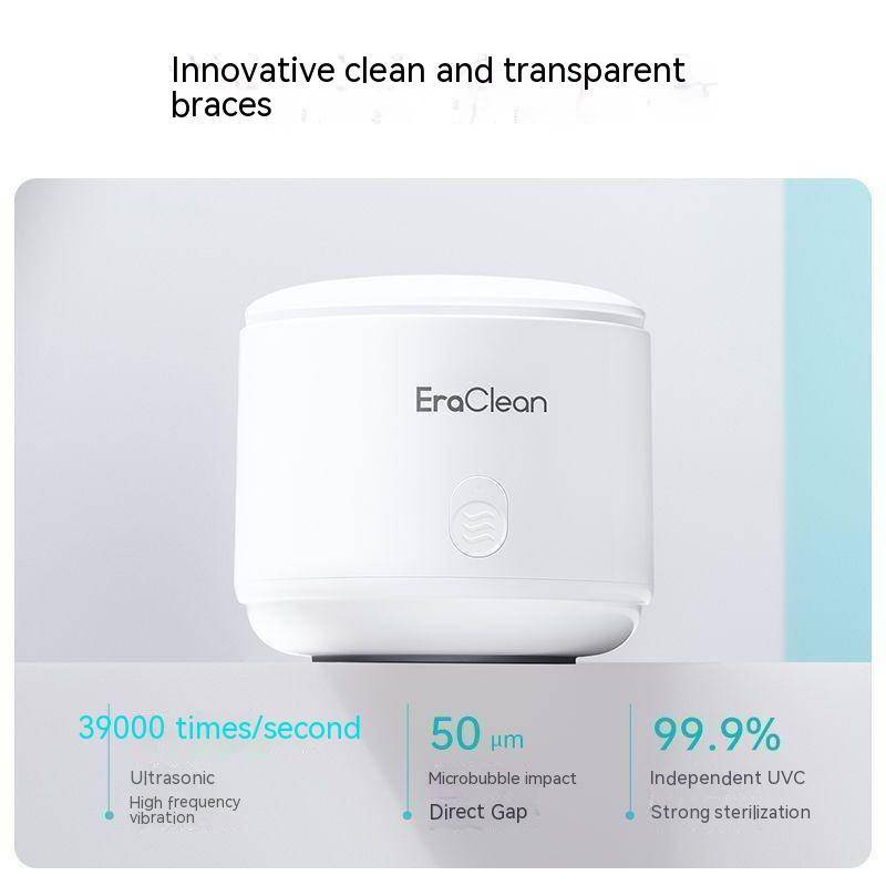 EraClean braces cleaner, ultrasonic cleaning machine, denture | Shopee ...