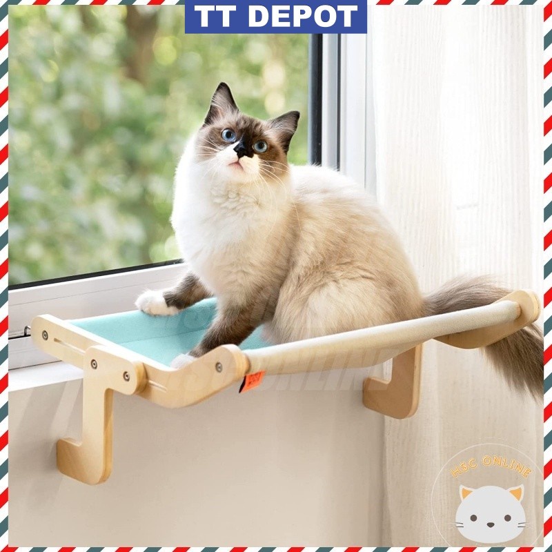 Cat Window Hammock Perch for Indoor Adjustable Durable Steady Bed ...