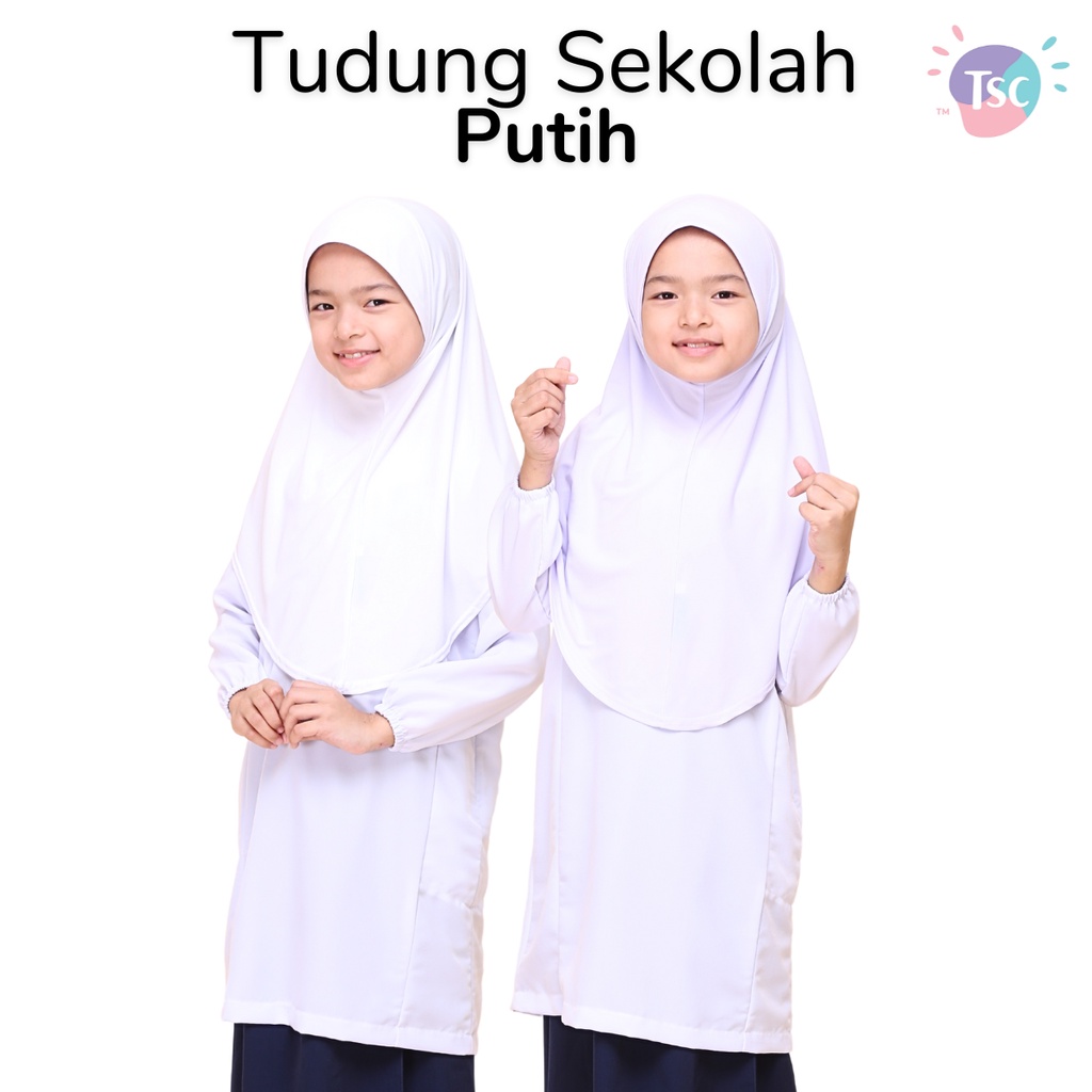 PUTIH Soft White Tent School Hood | Shopee Singapore