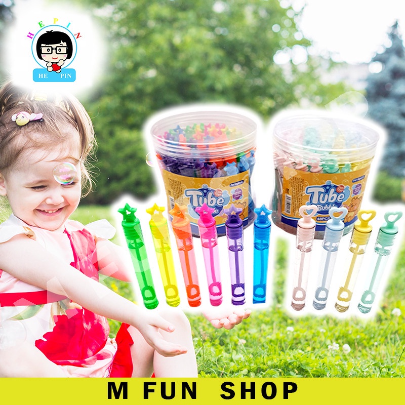 【Summer Fun】24 Pcs Mini Bubble Stick Portable Test Tube Blow Bubble ...