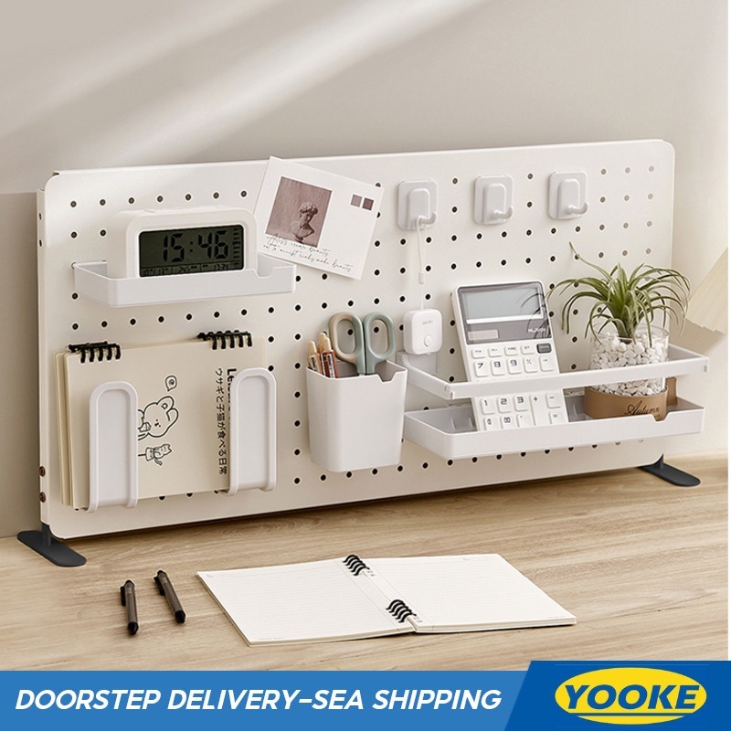 YOOKE Desktop hole board can be clamped and can be vertical without ...