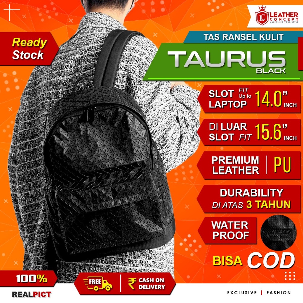 Leather CONCEPT Men's Backpack LEATHER LEATHER Backpack Men's LEATHER ...