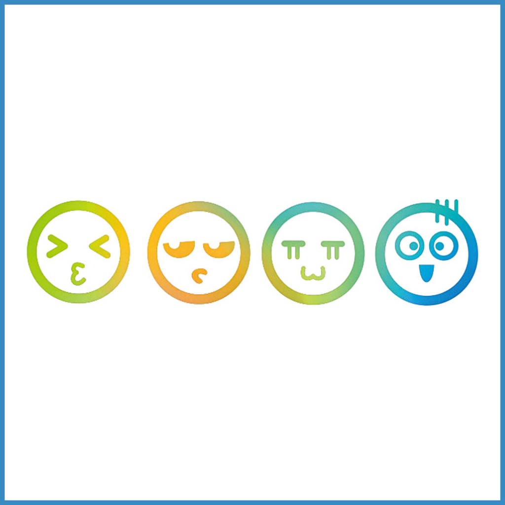 Car Emoticon Decals Automotive Emoticon Stickers Cute Emoticon Stickers ...