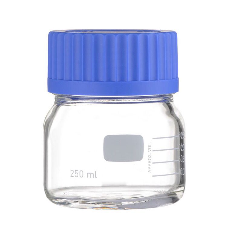 Schott Bottle Wide Mouth GL80 Blue Cover Reagent Bottle Large Mouth ...