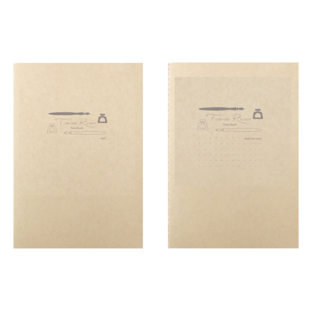 Sanzen Tomoe River FP A5 Stitch Notebook - Plain and Dotted (64 pages ...