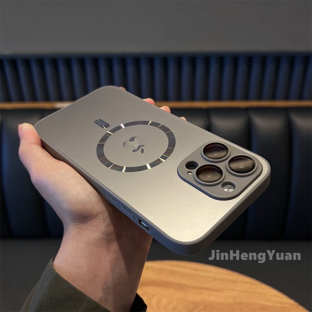 Titanium Nano Explosion-proof Case Matte Magnetic Glass Lens Full Cover ...