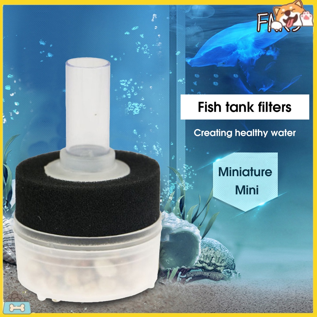 [SP] Mini Fish Tank Filter with Maifan Stone Replaceable Water ...