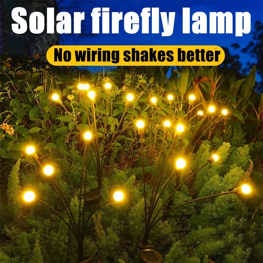 【Buy 1 Take 1】Louislight 6/8 Head Led Solar Swing firefly Light Outdoor Waterproof Color ...