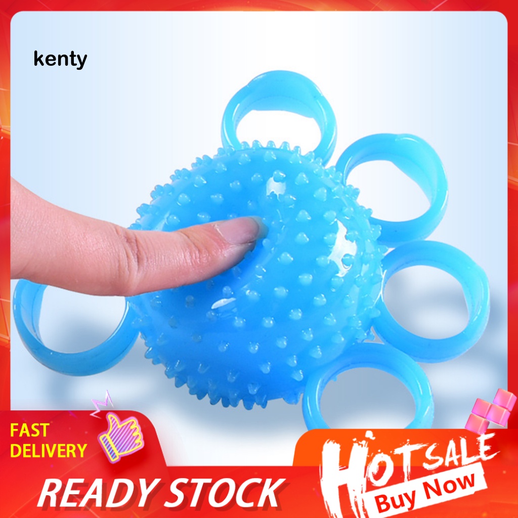 kT Hand Grip Exerciser Ball High Elasticity Bump Design Recovery ...