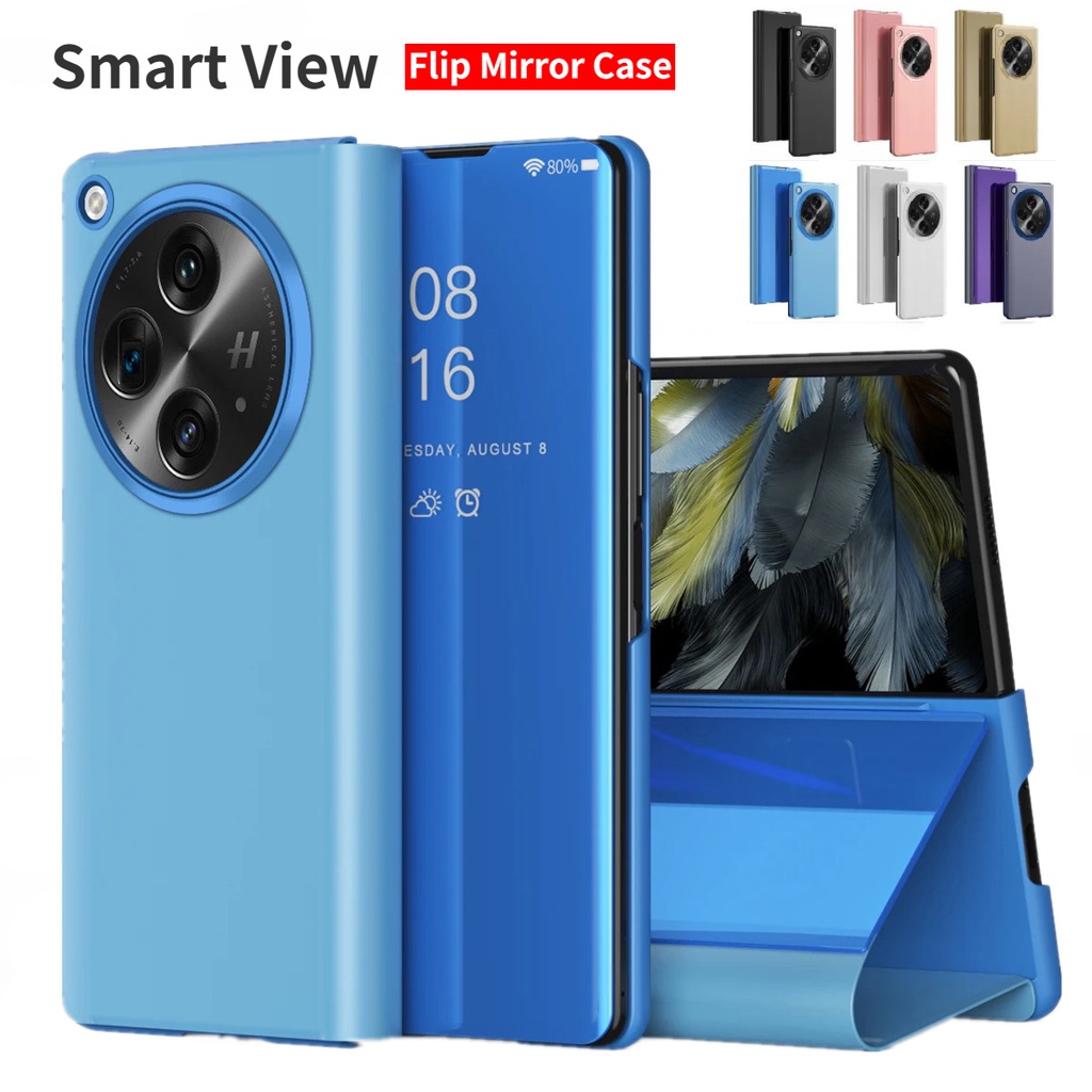 Smart Mirror Flip Casing For Oppo Find N3 FindN3 Fold FindN3Fold 5G ...