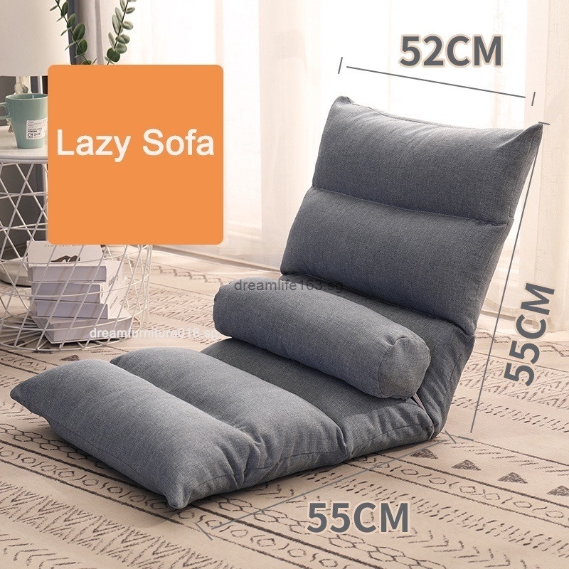 Lazy Sofa Tatami Foldable Japanese Single Sofa Chair Bed Back Chair ...