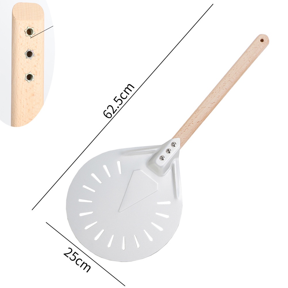 7"/8"/9"/10" Turning Pizza Peel Round Aluminum Metal Non-slip ...