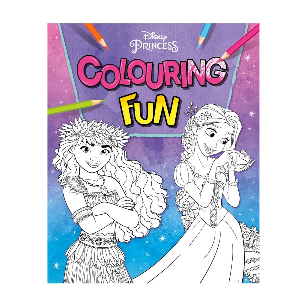Disney Princess Colouring Book To Color Amazing Princess Characters ...