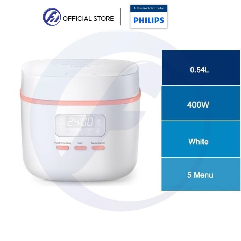 Philips Rice Cooker 3000 Series Mini Rice Cooker 0.54L HD3064/62 ...
