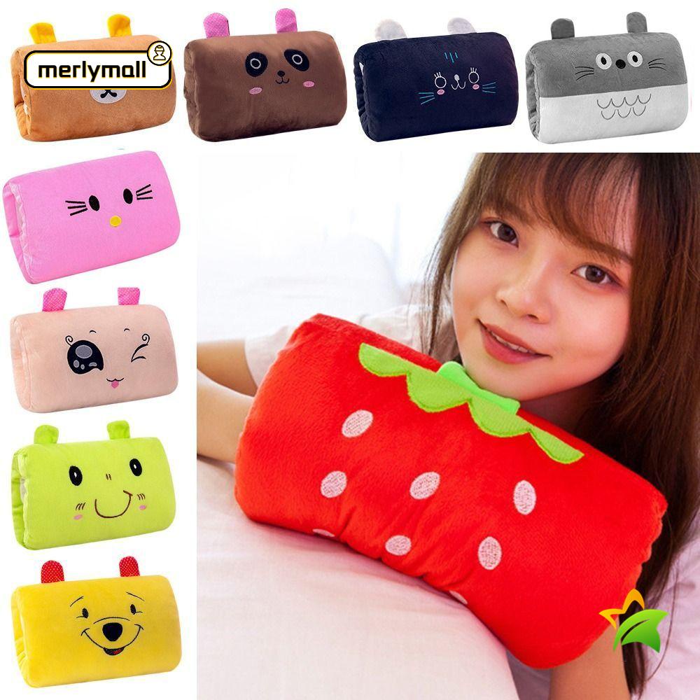 MERLYMALL Hand Warmer Pillow Girls Office Lunch break Hand Warmer Pad ...