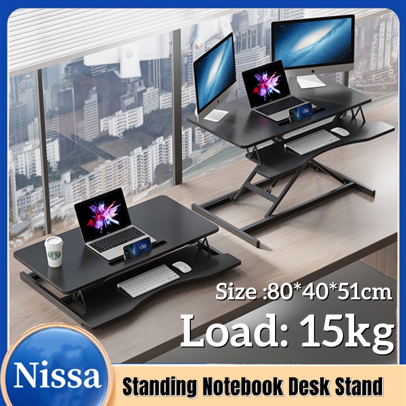 Stand Work Table Double Height Stand Computer Lifting Stand Table ...