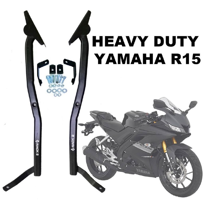 Yamaha R15 V1 V2 Heavy Duty Rack Monorack for Top Box | Shopee Singapore