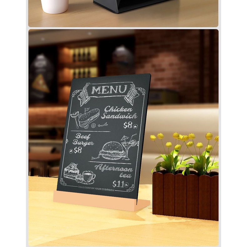 DIY Handwriting Small Blackboard Menu Brand Acrylic Advertising Board ...