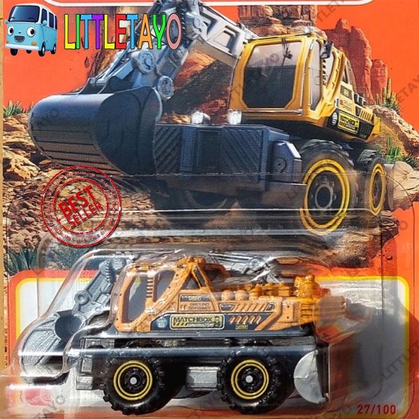 Matchbox GROUND GRABBER 2023 Yellow - Heavy Equipment CONSTRUCTION ...