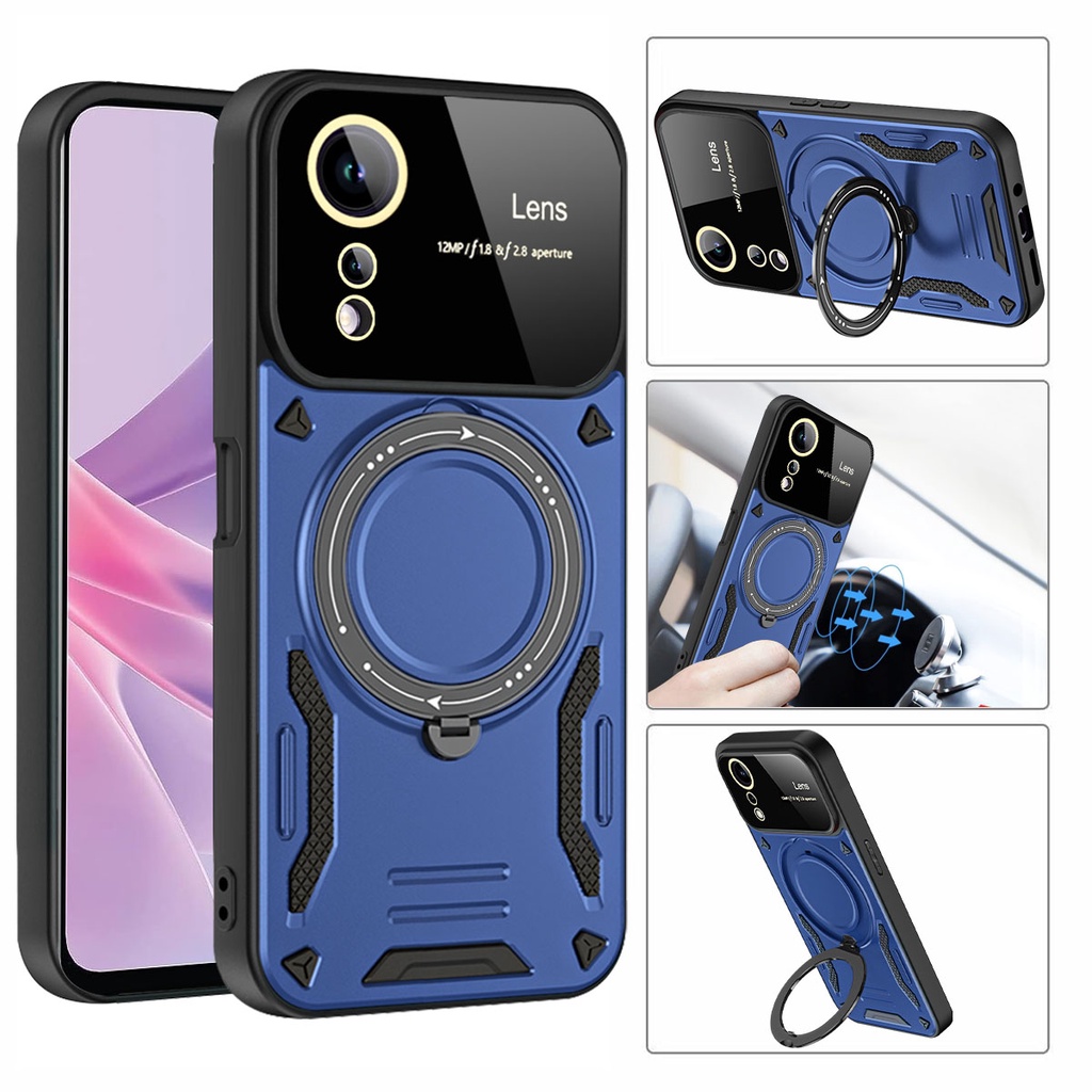 Magnetic Stand Case for OPPO Reno 10 Pro Plus 8T 8 T 11 5G With 360 ...