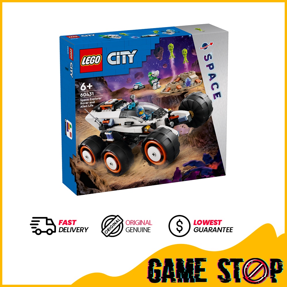 Lego 60431 City Space Space Explorer Rover and Alien Life | Shopee ...