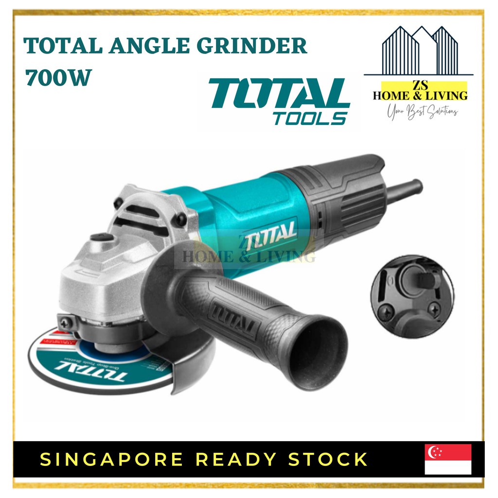 TOTAL TG10710056 Angle Grinder 220-240V Polisher | Shopee Singapore