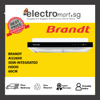 BRANDT AI2260X Semi Integrated Hood 60CM | Shopee Singapore