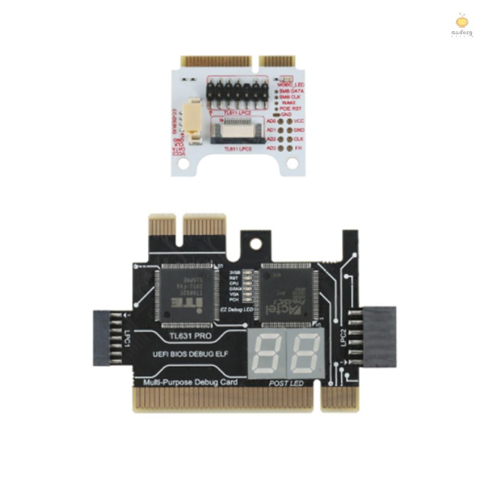 Universal Laptop PCI Diagnose Card PC PCI-E Mini LPC Motherboard ...