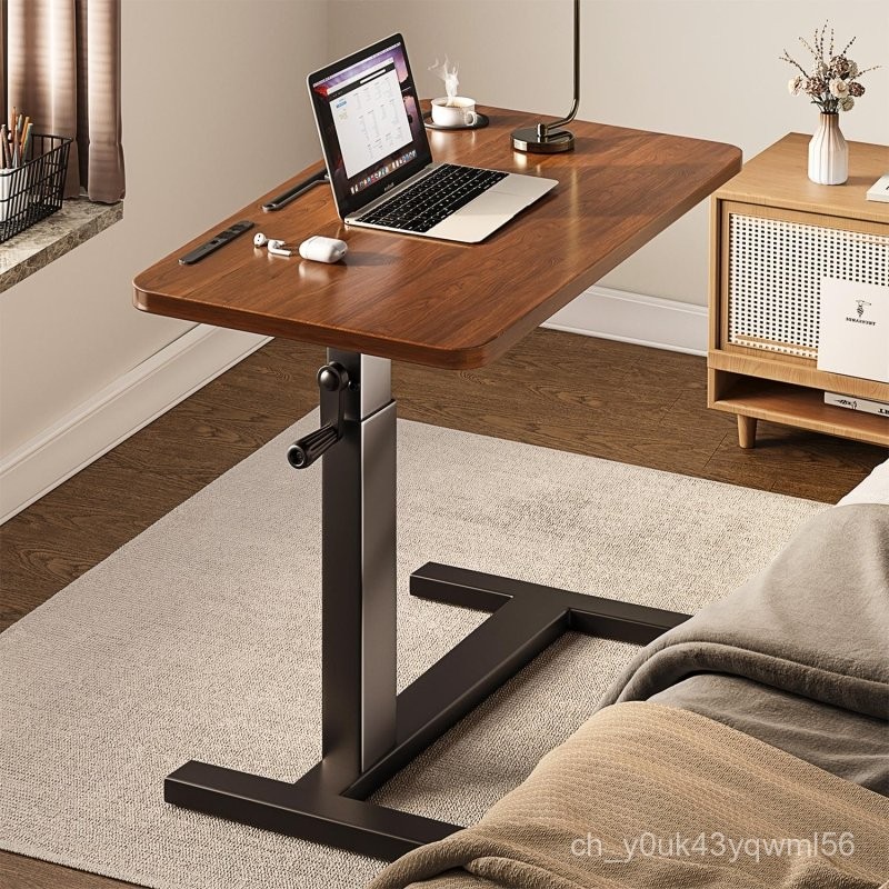 H-Y/zg Movable Bedside Table Liftable Computer Desk Bedroom and ...