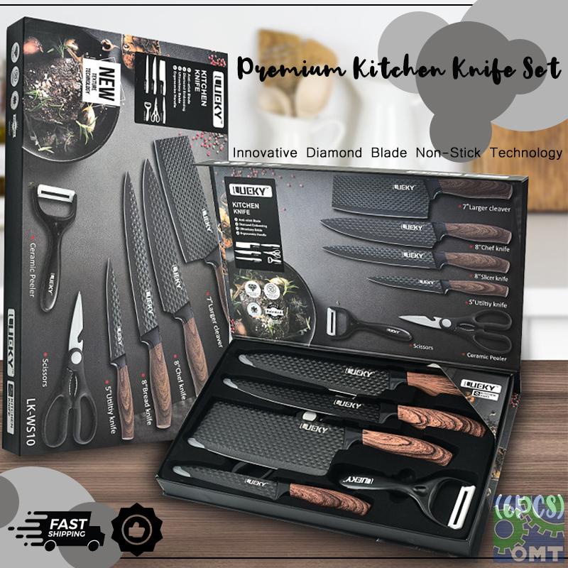 Kitchen Knife Set Gifts Cooking Knives Japan German Stainless Steel ...