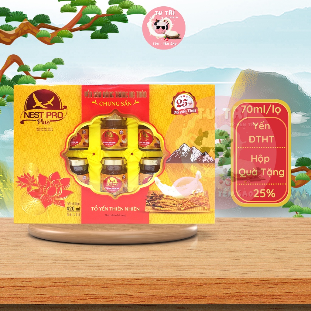 Nestpro Plus Bird's Nest Cordyceps 25% Bird's Nest Gift Box (Box/6 ...