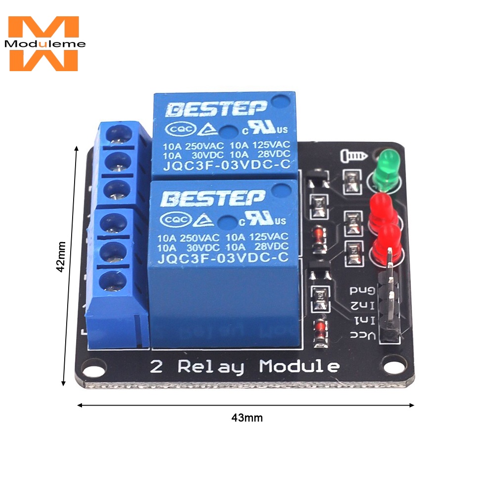 3V 1/2/4-Channel Relay Module Low Level Trigger Relay Module | Shopee Singapore